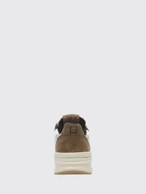 D.a.t.e. Musa Suede And Mesh Low-top Sneakers With A Leather Interior