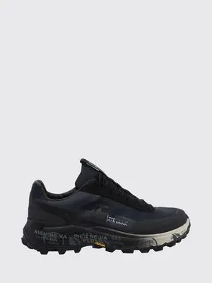 Premiata Devin Technical Fabric Sneakers With Serrated Vibram Sole - Blue