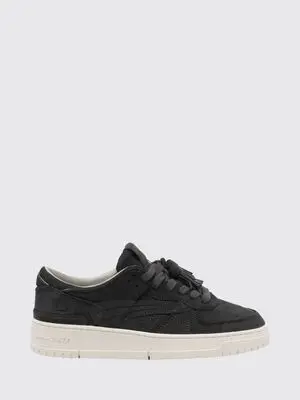 D.a.t.e. Suede Low-top Sneakers With A Perforated Toe And Printed Logo - Grey