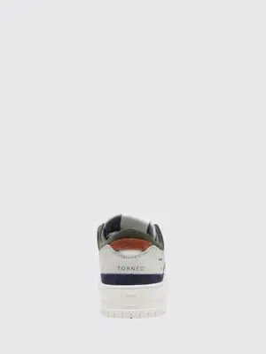 D.a.t.e. Torneo Leather And Suede Low-top Sneakers With Perforated Toe - White 1