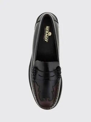 SEBAGO Dan Scarabeo Bi Leather Penny Loafers - Black