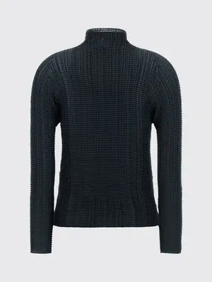 Issey Miyake Long-sleeved Polyester Crêpe Turtleneck - Blue