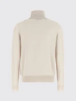 BALLANTYNE Argyle Pattern 100% Cashmere Turtleneck Sweater