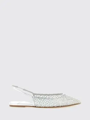 LE SILLA Gilda Crystal-embellished Nylon Mesh Slingback Ballet Flats