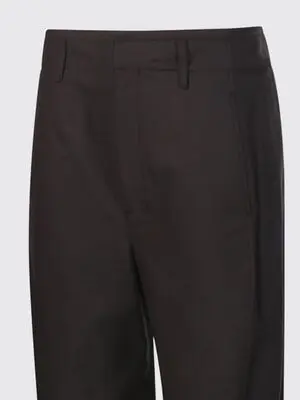 LEMAIRE High-waisted Wide-leg Cotton Pants