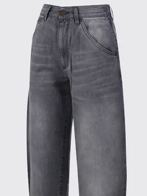 DARKPARK Khris High-waisted Baggy Five-pocket Jeans In Denim