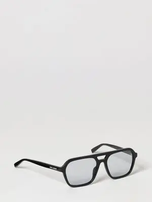 Saint Laurent Aviator Sunglasses In Recycled Acetate With Double Bridge - Black
