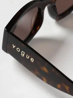 VOGUE Tortoiseshell Acetate Cat Eye Sunglasses With Oval Shape
