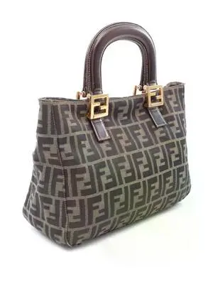 Fendi 2000-2010 Zucca Canvas Handbag
