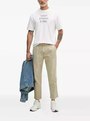 BENETTON Pleated Elasticated-waistband Trousers