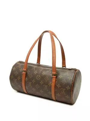 LOUIS VUITTON 1988 Monogram Papillon 30 Handbag - Brown