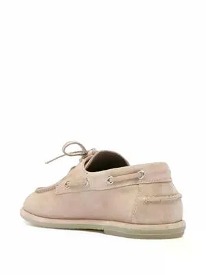 Officine Creative Love 101 Lace-up Suede Loafers