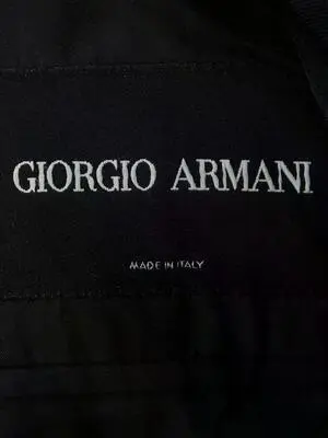 Giorgio Armani Striped Single-breasted Blazer