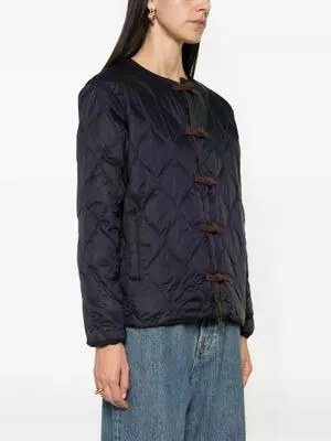 Taion Quilted Toggle-fastening Jacket - Blue