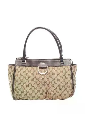 Gucci 2000-2015 Gg Canvas Abbey D Ring Tote Bag - Neutrals