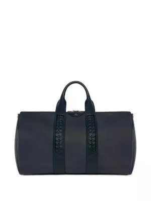 AVITEUR Newport Woven-panel Canvas Duffle Bag - Blue