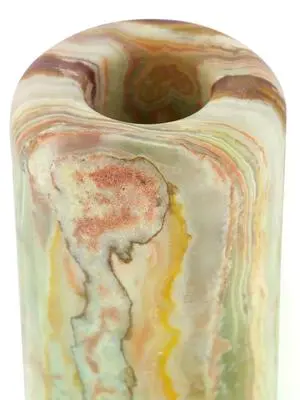 ZACONI Sculptural Onyx Vase