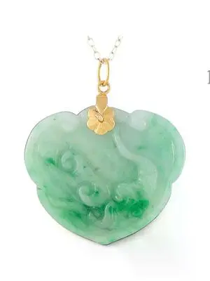LB EXCLUSIVE Carved Jade Necklace