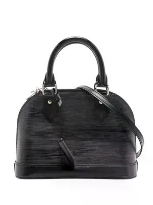LOUIS VUITTON 2014 Epi Alma Bb Satchel - Black