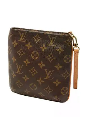 LOUIS VUITTON 2003 Monogram Partition Clutch Bag