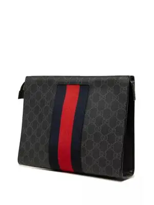 Gucci 2000-2015 Gg Supreme Web Clutch Bag
