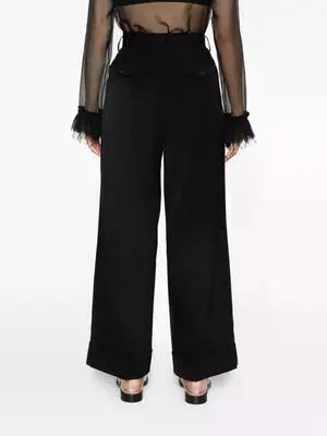 Junya Watanabe Pleated Turn-up Trousers