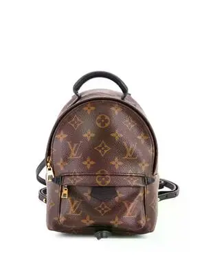 LOUIS VUITTON Palm Springs Monogram Canvas Mini Backpack - Brown
