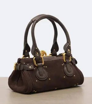 Chloé Paddington Small Suede Shoulder Bag