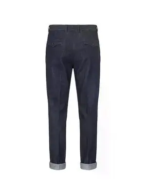 MASON'S Pleated Turn-up Chinos