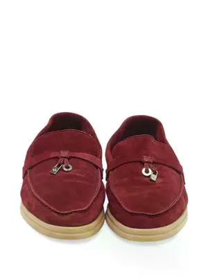 Loro Piana Summer Walk Suede Loafers