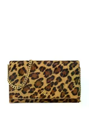 Ralph Lauren Medium Adair Ii Leopard-print Crossbody Bag