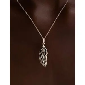 Monica Vinader Feather Sterling- Pendant