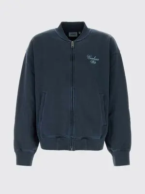 Carhartt Work In Progress Cotton Bomber Jacket With Embroidered Logo And Zip Closure
