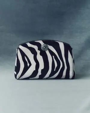 LIFFNER Pushlock Clutch Zebra