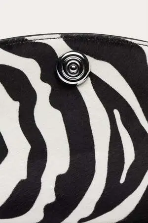 LIFFNER Pushlock Clutch Zebra