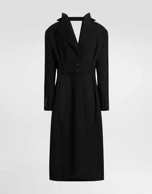 Dolce & Gabbana Wool Gabardine Coat Collection