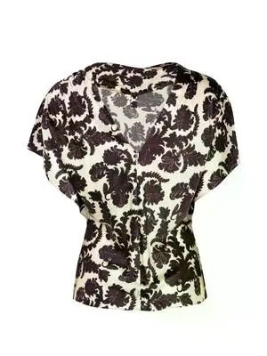 Veronica Beard Redgrave Paisley-print Top