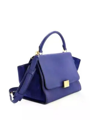 Celine Trapeze Bag Leather Small Satchel