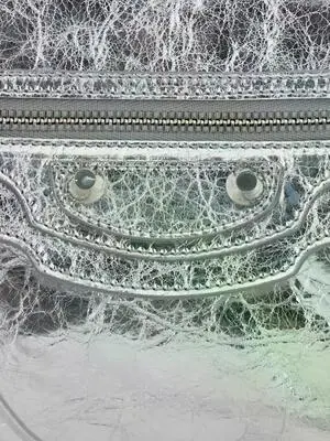 Balenciaga Le City Clutch With Chain