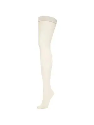 Wolford Individual 10 Stay-up Stockings - White