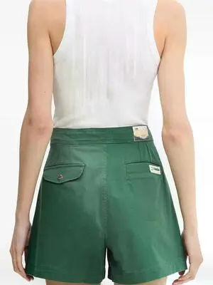 Columbia Acker Rock Pleated Logo-patch Shorts