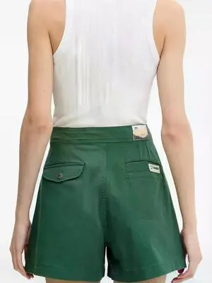 Columbia Acker Rock Pleated Logo-patch Shorts