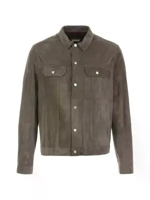 BRUNELLO CUCINELLI Suede Shirt Jacket