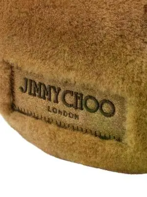 JIMMY CHOO Winter Shearling Shoulder Bag