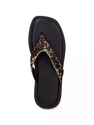 SUMMERY COPENHAGEN Print Thong-strap Slide