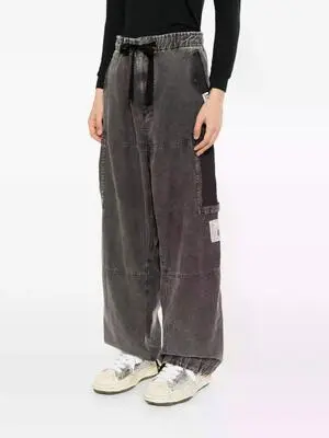 Mihara Yasuhiro Cotton Satin Cargo Pants