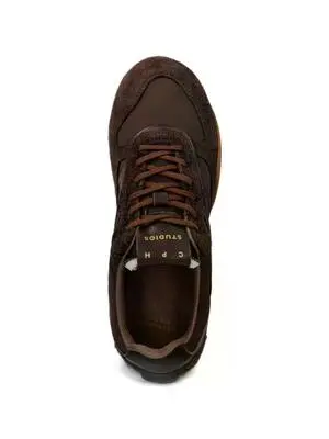 SUMMERY COPENHAGEN Suede-panelled Sneakers