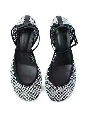 CHRISTOPHER ESBER Minette Crystal-embellished Mesh Pumps