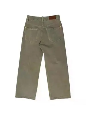 Brunello Cucinelli Wide-leg Cropped Trousers
