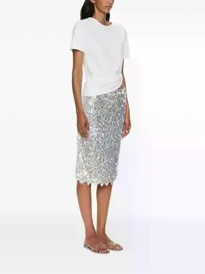 Christopher Esber Opaline Sequin-embellished Midi Skirt